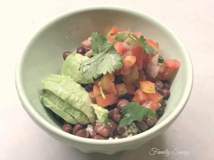 How to Make Black Bean Cuban Bowls (Instant Pot optional) - Family Savvy